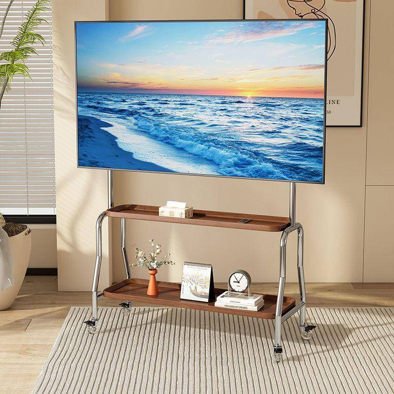 Retro TV stand, movable stand, conference room, living room, floor ...