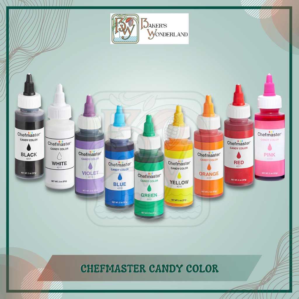 Chefmaster Candy Colors 2oz (Oil-based Food Coloring) | Shopee Malaysia