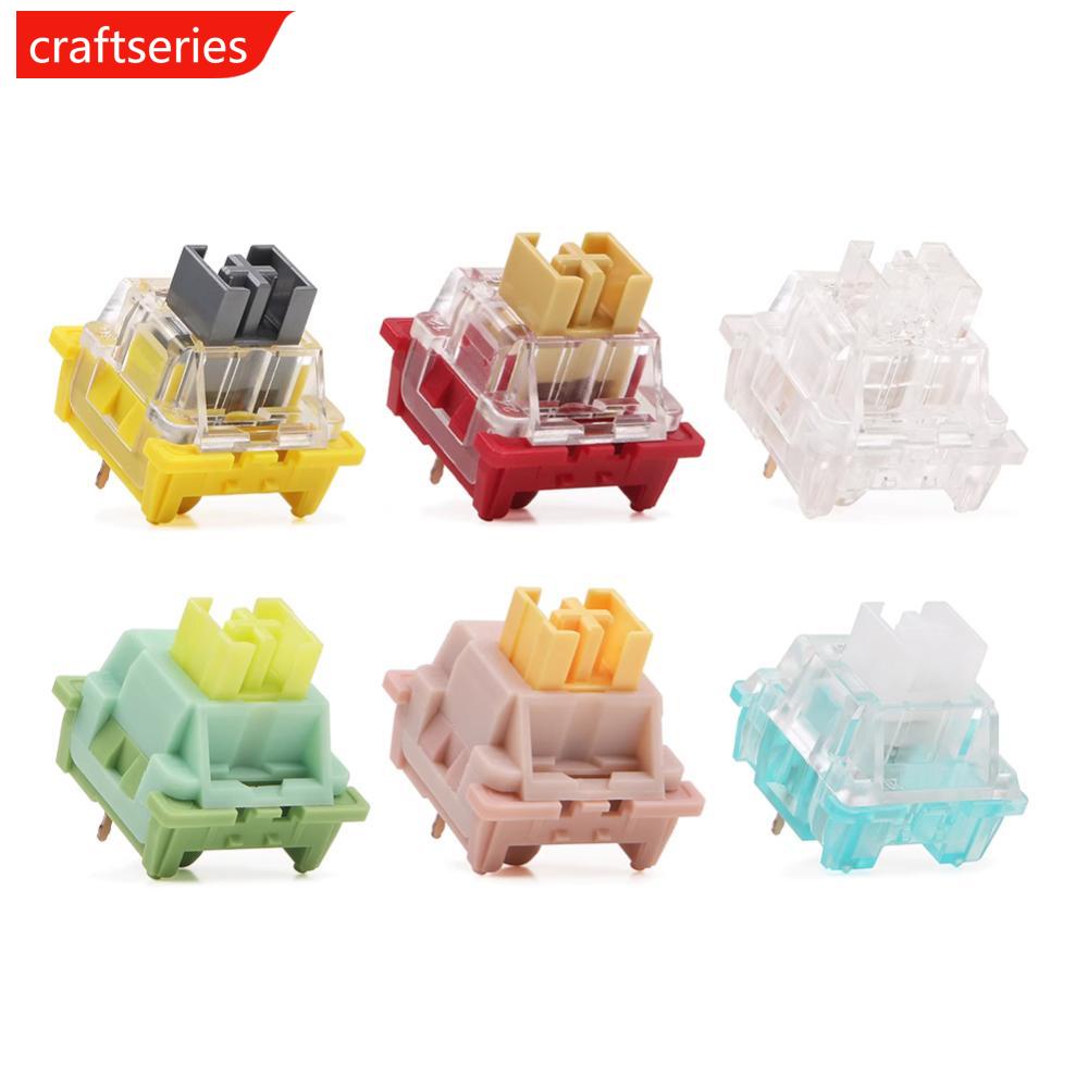 CRAFTSERIES Macaron Color Mechanical Keyboard Shaft Hot Swap Key Switch ...