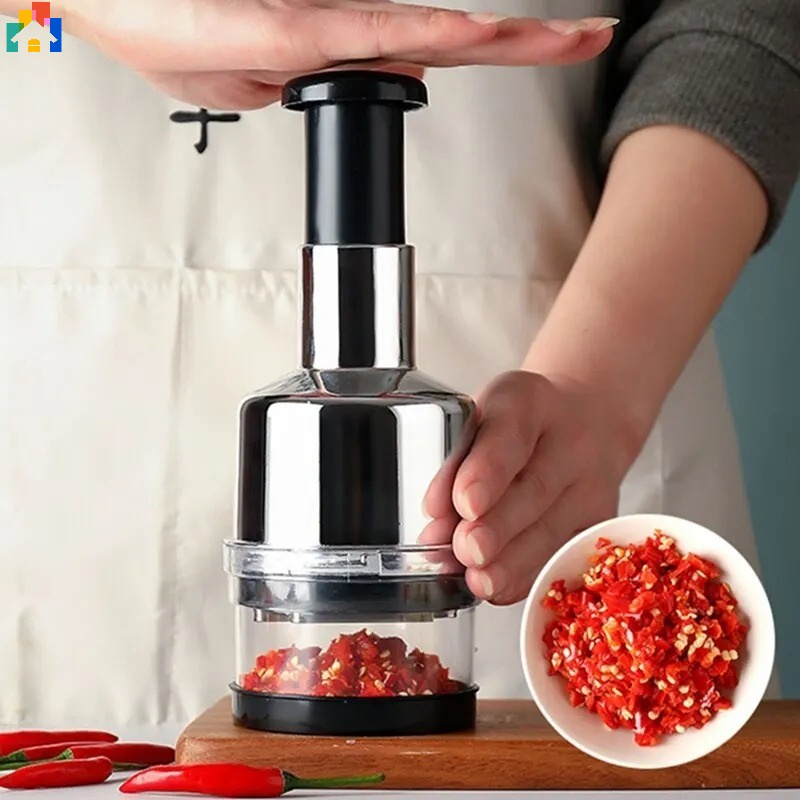 1Pc Handheld Pressed Garlic Chopper Garlic Onion Cutter Pounder Fruit ...
