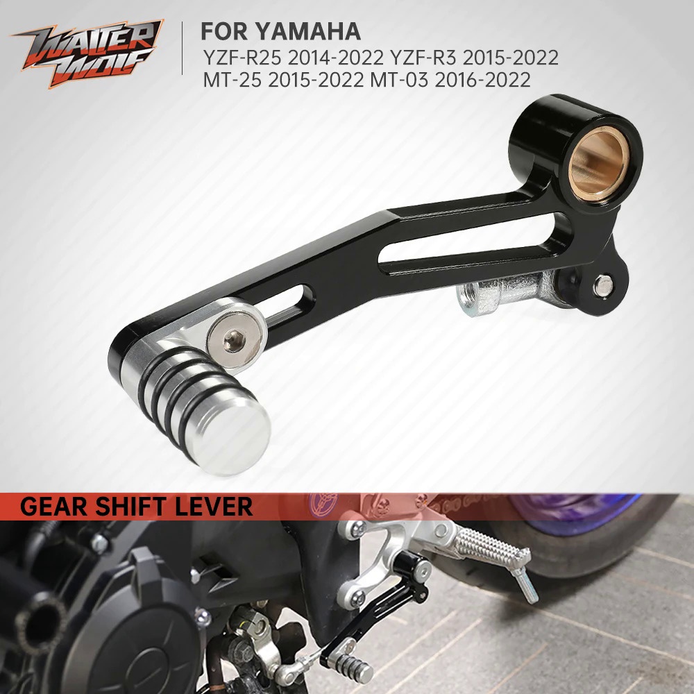 CNC Adjustable Left Shift Lever For YAMAHA YZF R25 R3 MT25 MT03 2014 ...