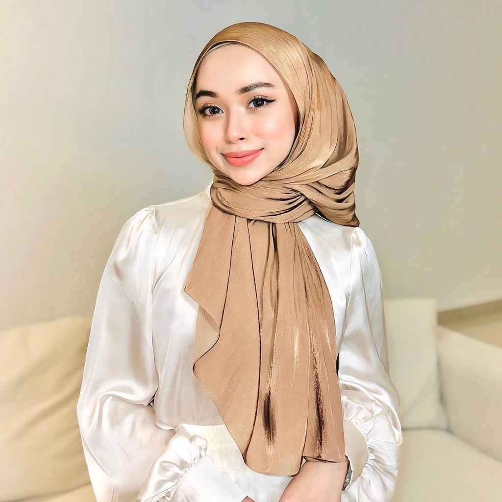 Pashmina Shimmer Silk Luxury | Shopee Malaysia