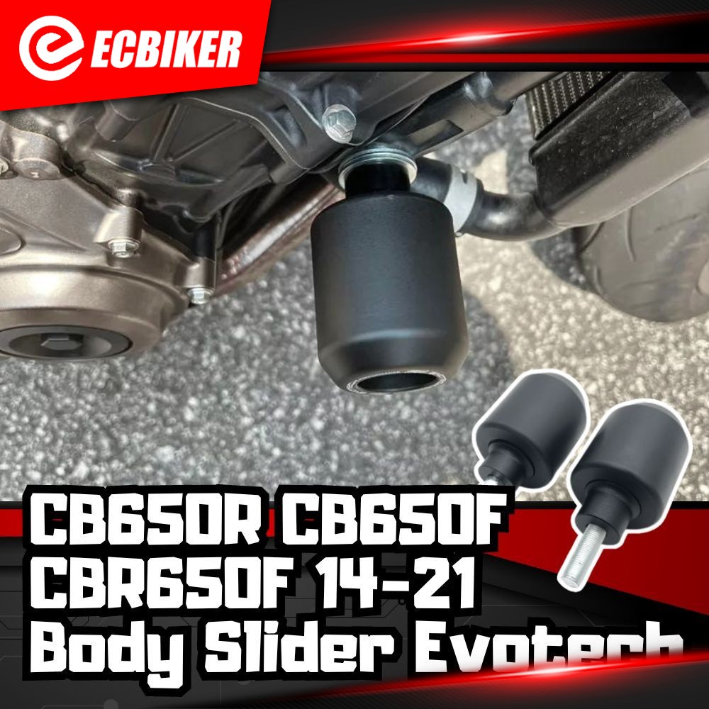 Honda CB650R CB650F CBR650F 14-21 Body Slider Evotech Motorcycle Frame ...