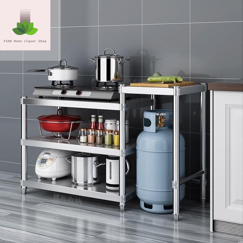 [Free shipping] Stainless steel storage rack gas stove gas stove shelf ...