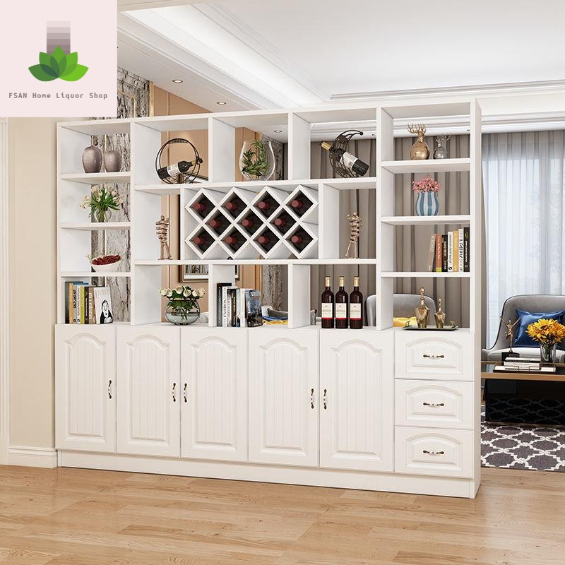 Living room wine cabinet, partition cabinet, wall-mounted hall cabinet ...