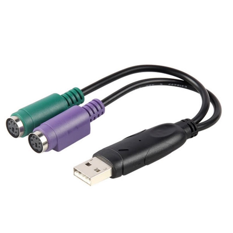 Usb to PS2 - USB to PS/2 adapter for computer keyboard and mouse ...