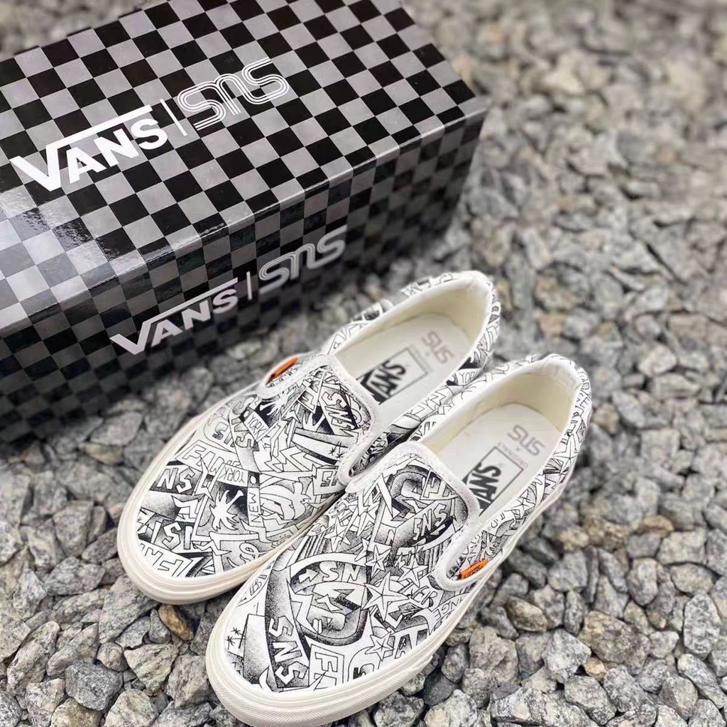 【Ready stock】Vans Authentic LX joint graffiti wear-resistant anti-slip ...