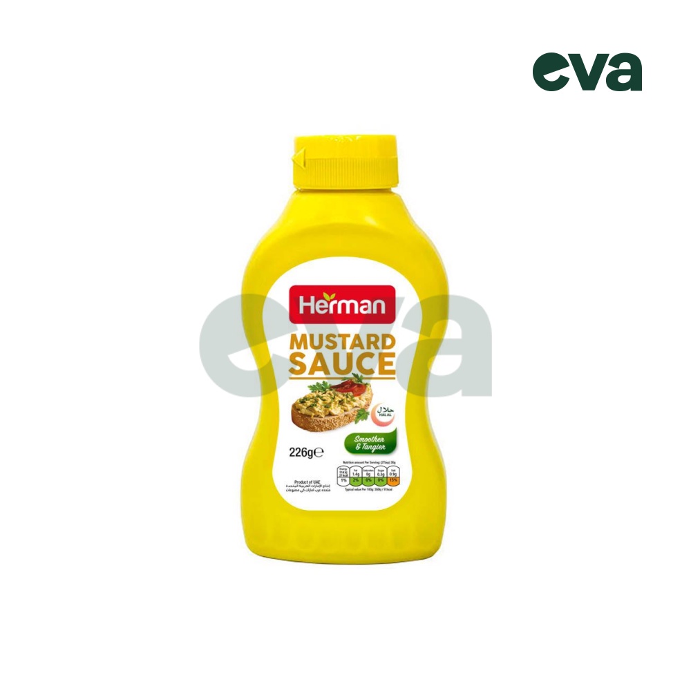 HERMAN MUSTARD SAUCE 226G | Shopee Malaysia