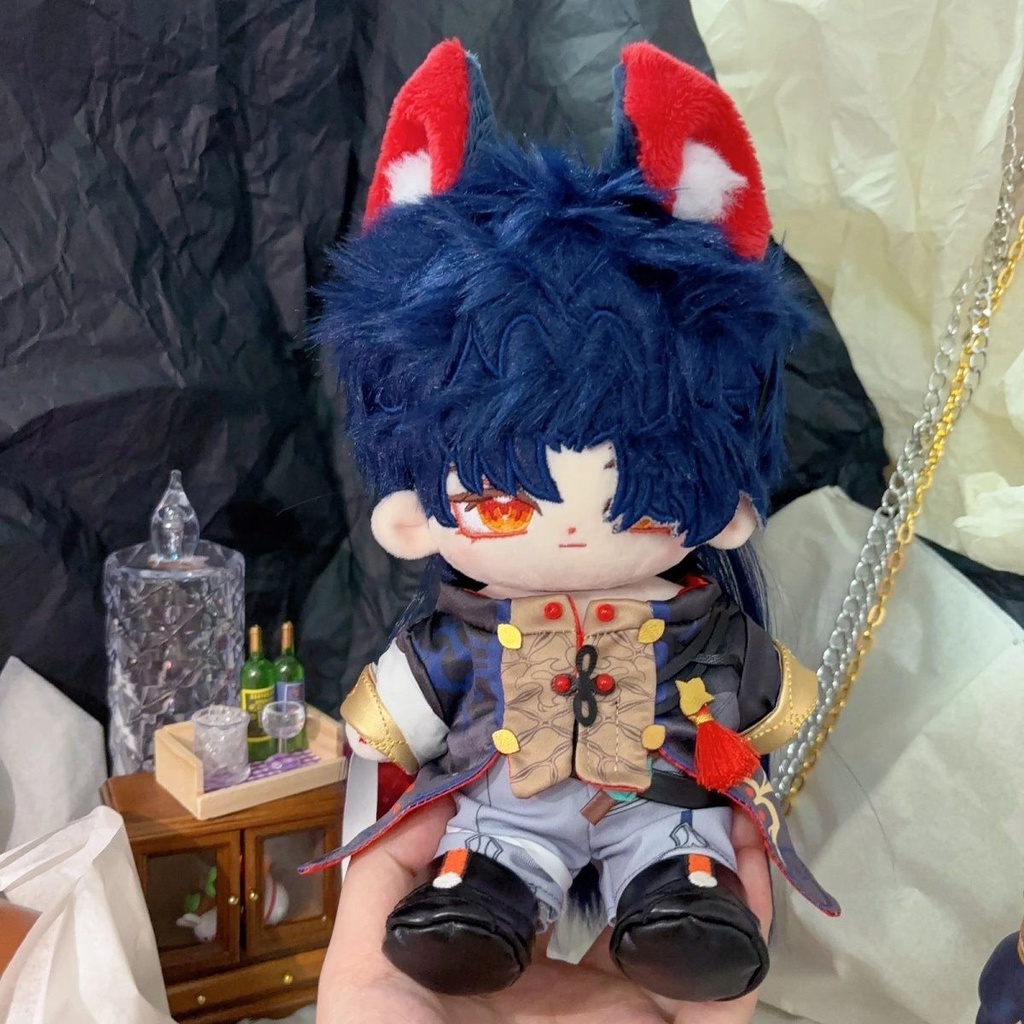 Honkai Rail Star Blade Cotton Doll 20cm With Rubber Band Ears Handsome ...