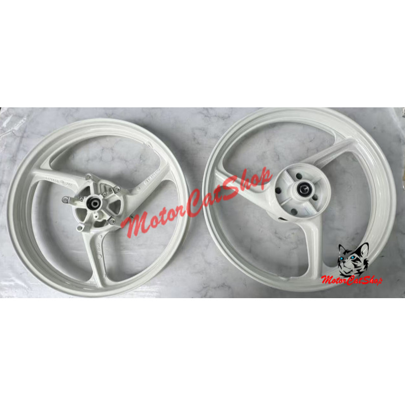 Enkei Sport Rim 3 Batang Yamaha Y16 ABS (White) Size (Front 1.6 Rear1.6 ...