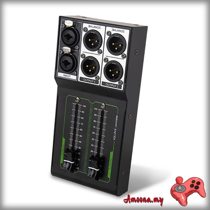 AMOONA Durability Metal Music Volumes Controller for Microphones ...