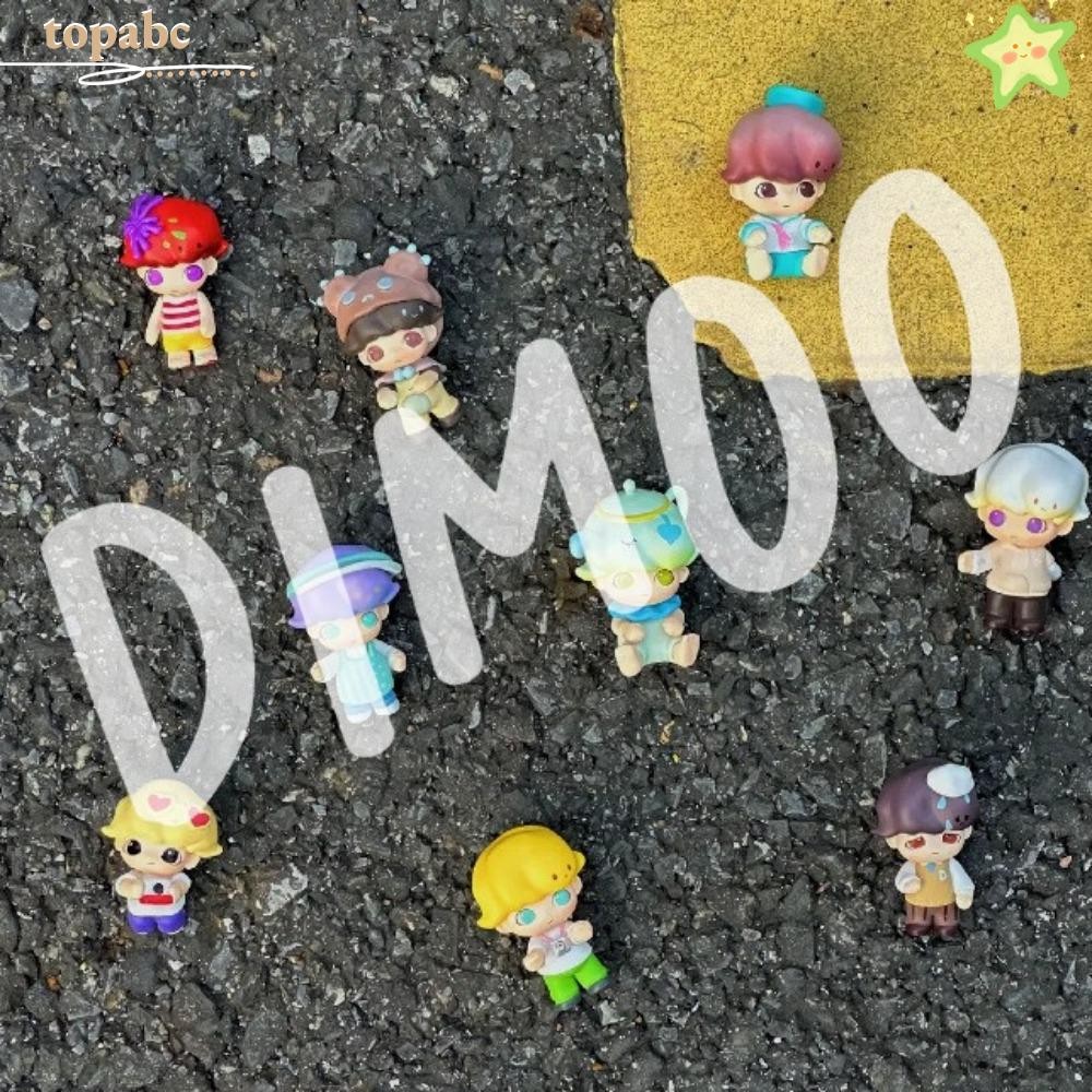 TOPABC Mini Ornaments, POPBEAN POPMART DIMOO Box, Cartoon Romantic ...