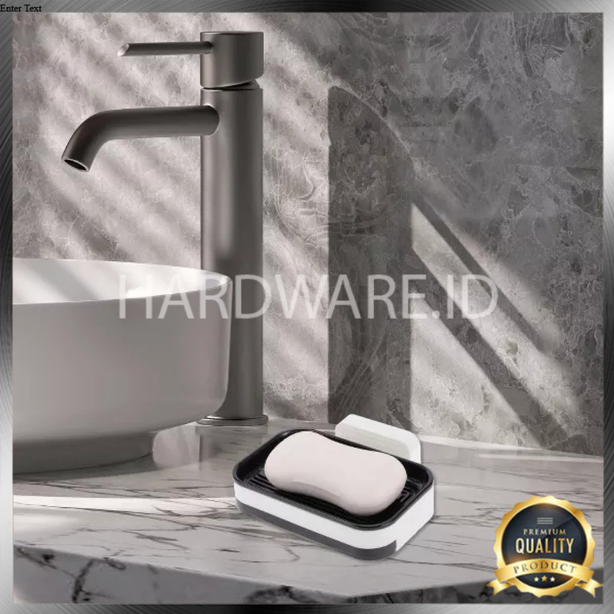 (HI) Multifunctional Aesthetic Wall Mounted Bathroom Bar Soap Box ...