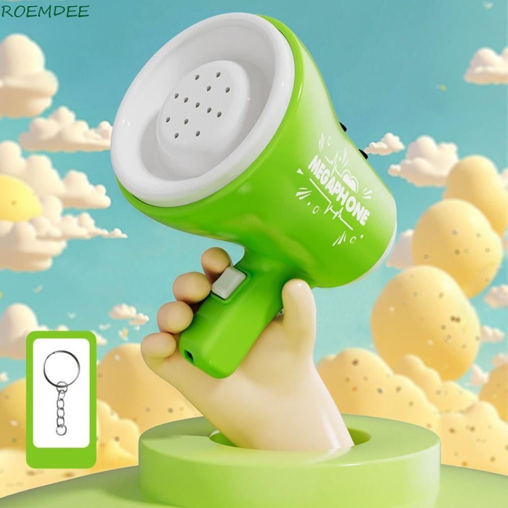 ROEMDEE Loudspeaker Game Keychain, Vintage With Music Handheld Speakers ...