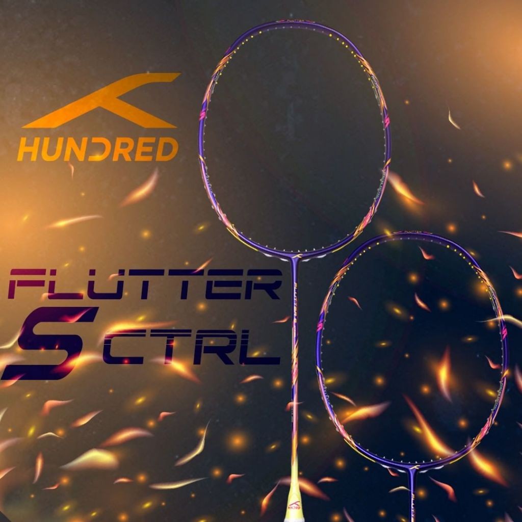 [Pominton] Hundred Flutter S Control Badminton Racket 100% ORIGINAL ...