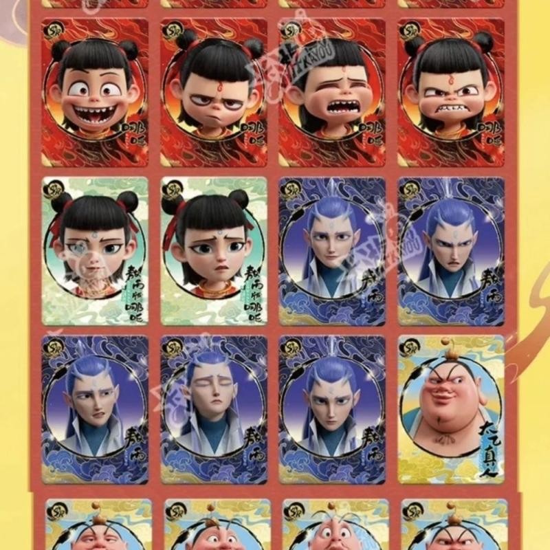 卡游正品哪吒之魔童闹海斗天包第一弹卡牌SR卡人物大头卡Authentic Card Game Nezha: The Demon ...