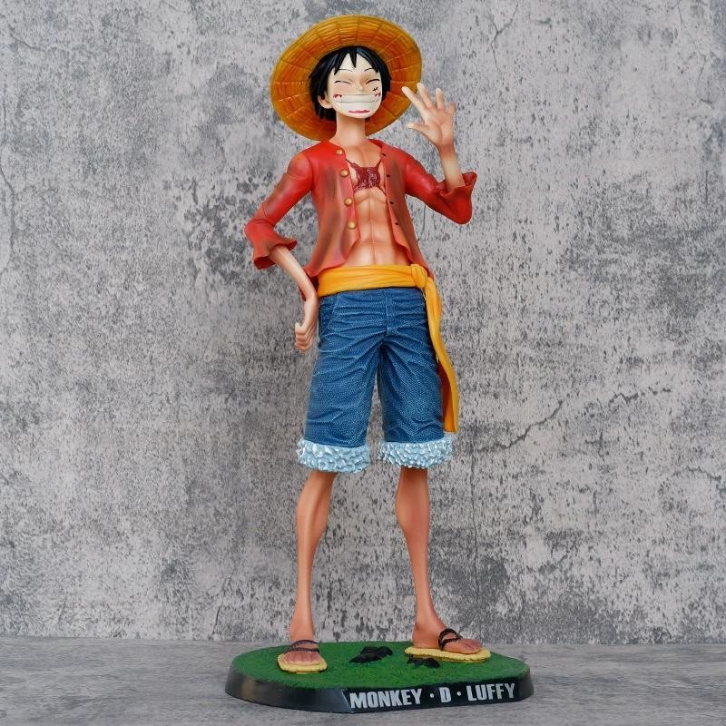 One Piece Ornaments Straw Hat Luffy Model PT Figure Smile Luffy Model ...