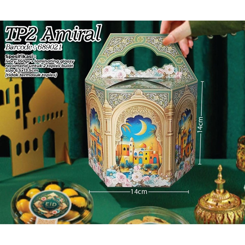 Eid JAR BOX TP2 AMIRAL D14X14CM Eid Al-Fitr Ramadhan BOX | Shopee Malaysia