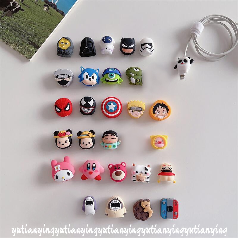 Cute Multi Style USB Charging Protector Creative Disney Mickey Minnie ...