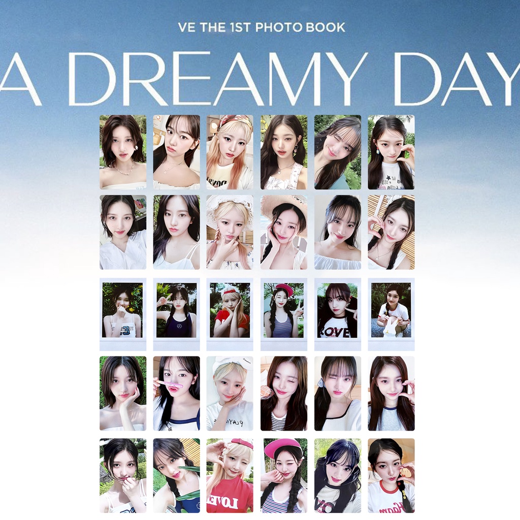 4-6pcs/set IVE A DREAMY DAY Photocards 2023 Album LOMO Cards YUJIN WONGYONG GAEUL LIZ LEESEO REI ...