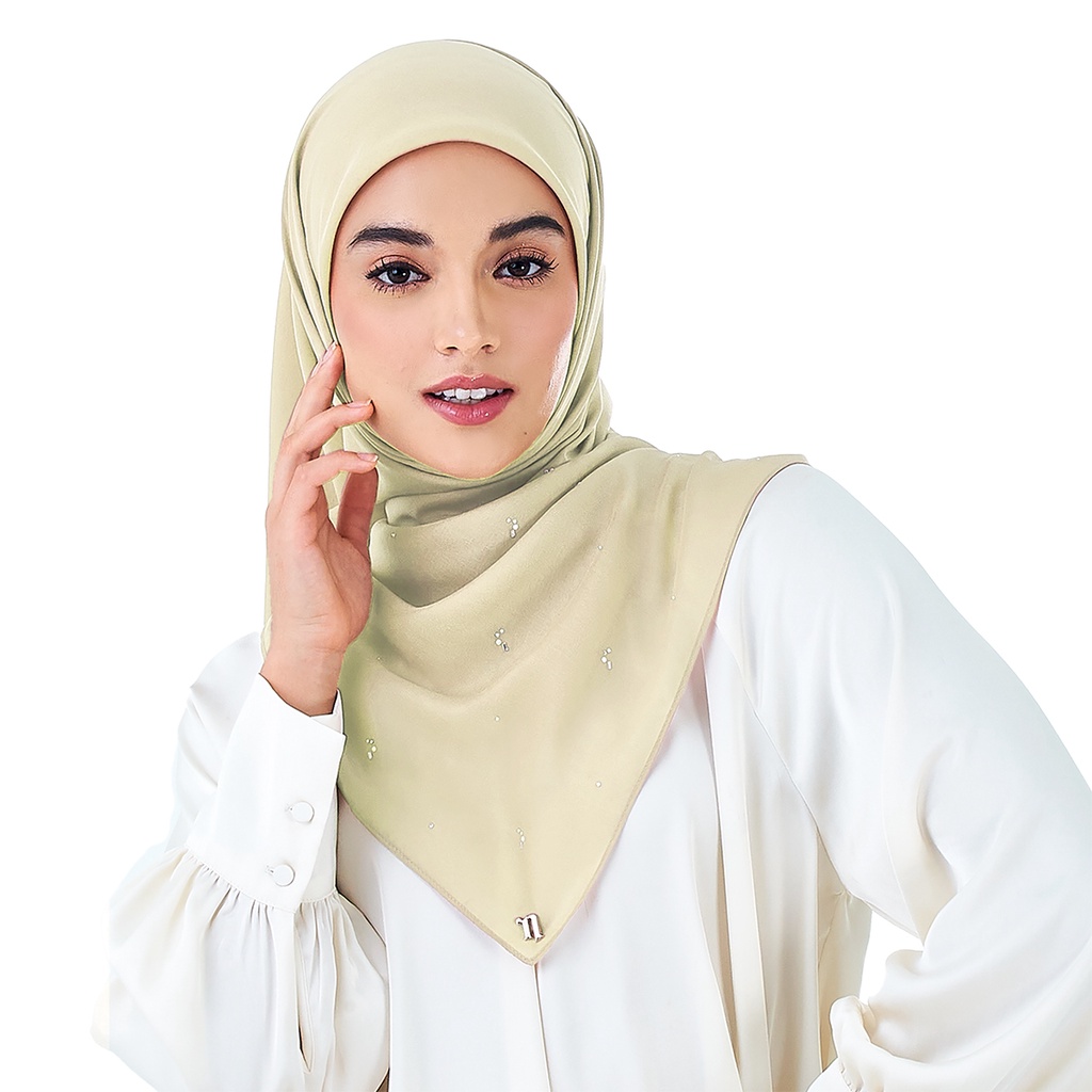 naelofar Lady Elsa Crystal Cotton Voile Square | Shopee Malaysia