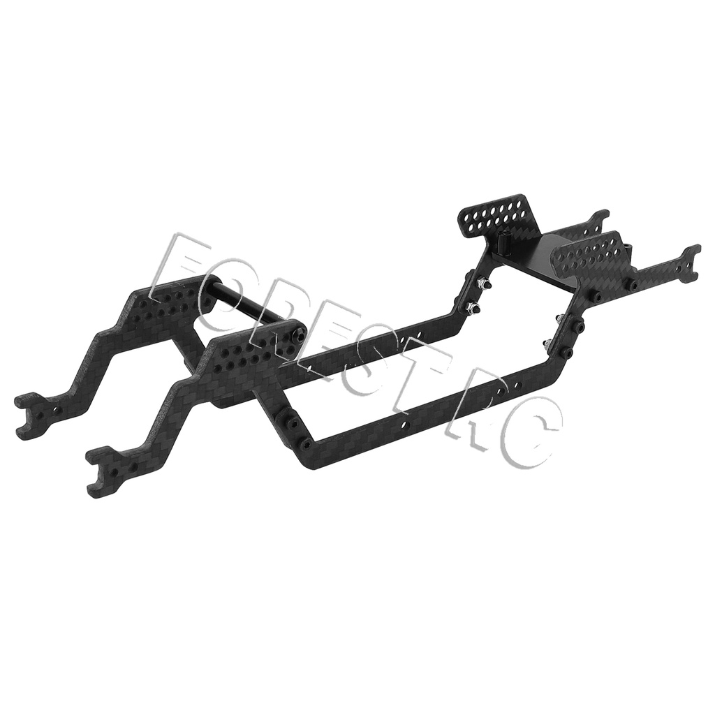 TRX-4M LCG Carbon Fiber Chassis Kit Frame Girder Rail for 1/18 RC ...