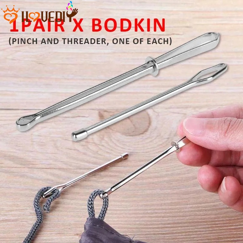 Handwork Sewing Tool / Threader Tweezer DIY Wear Rope Threader Clip ...