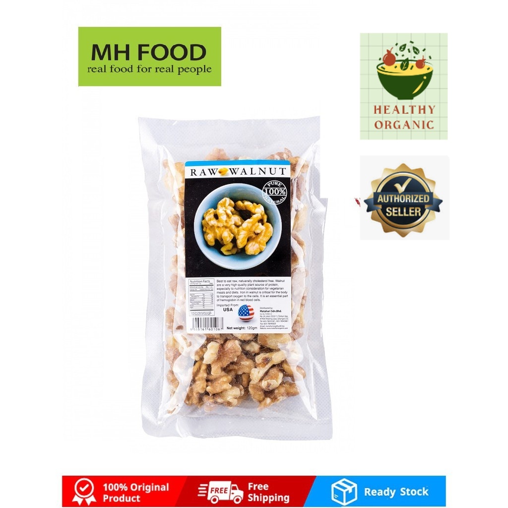 MH FOOD 100% Pure Natural Raw Walnut 120g | Shopee Malaysia