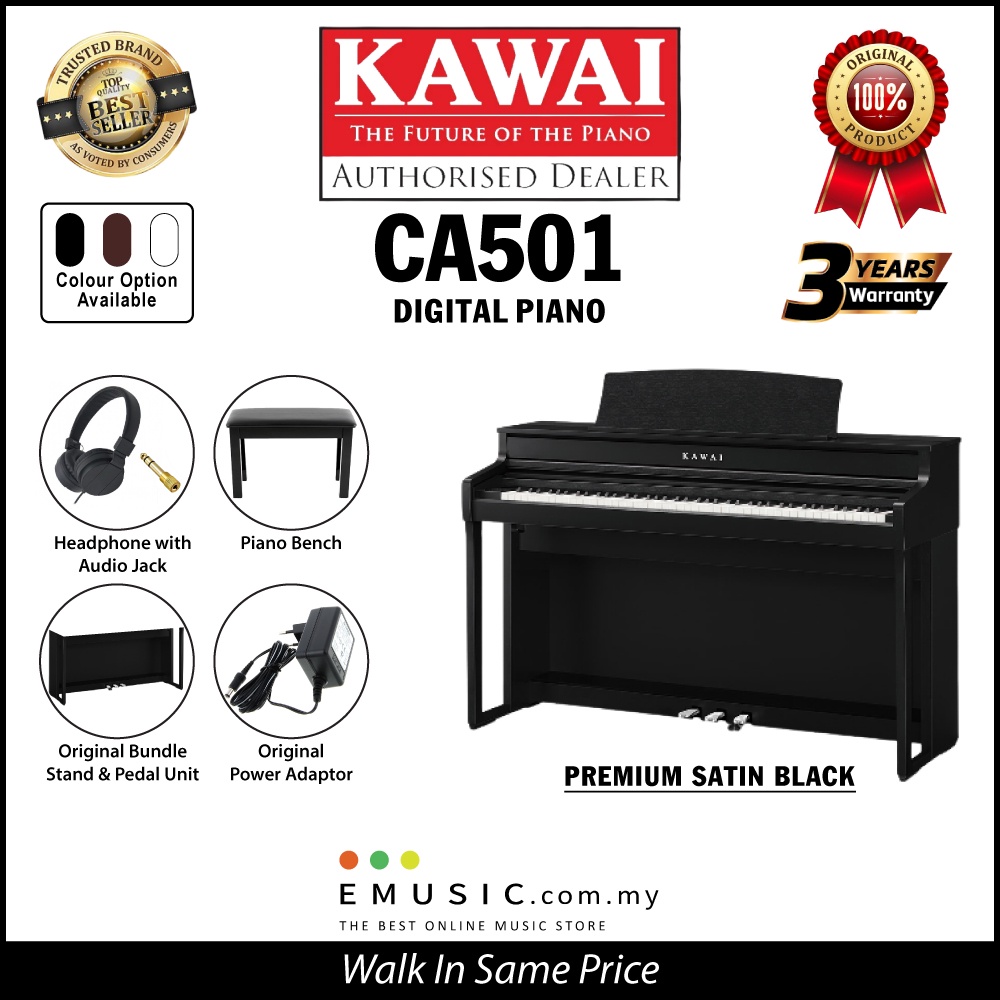 Kawai CA501 88-key Digital Piano Home Electric Piano Keyboard | Shopee Malaysia