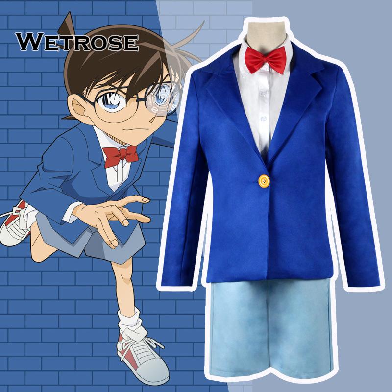[Wetrose] Detective Conan Edogawa Conan Kudou Shinichi Cos Suit Anime ...