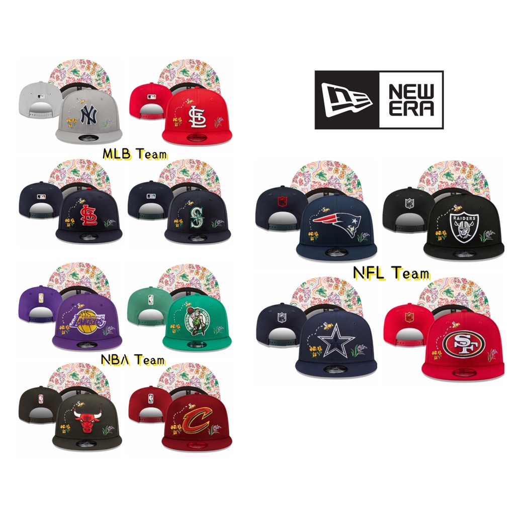 MLB 9fifty Cap NFL Baseball Snapback Universal NBA Plain Cap Unisex Sun ...