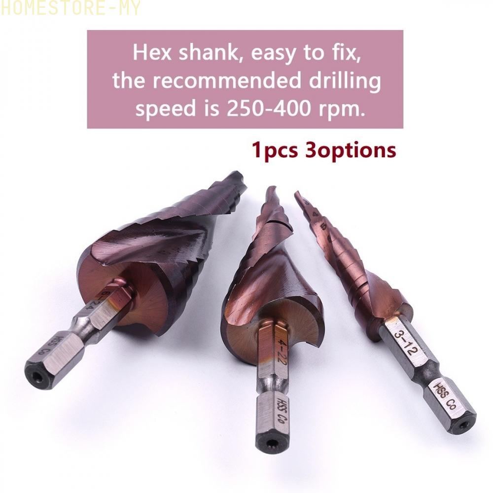 HME M35 5% Cobalt Step Drill Bit 3-12 4-22 6-24 HSS-CO HSS Cone Metal Drill Bit High Hardness ...