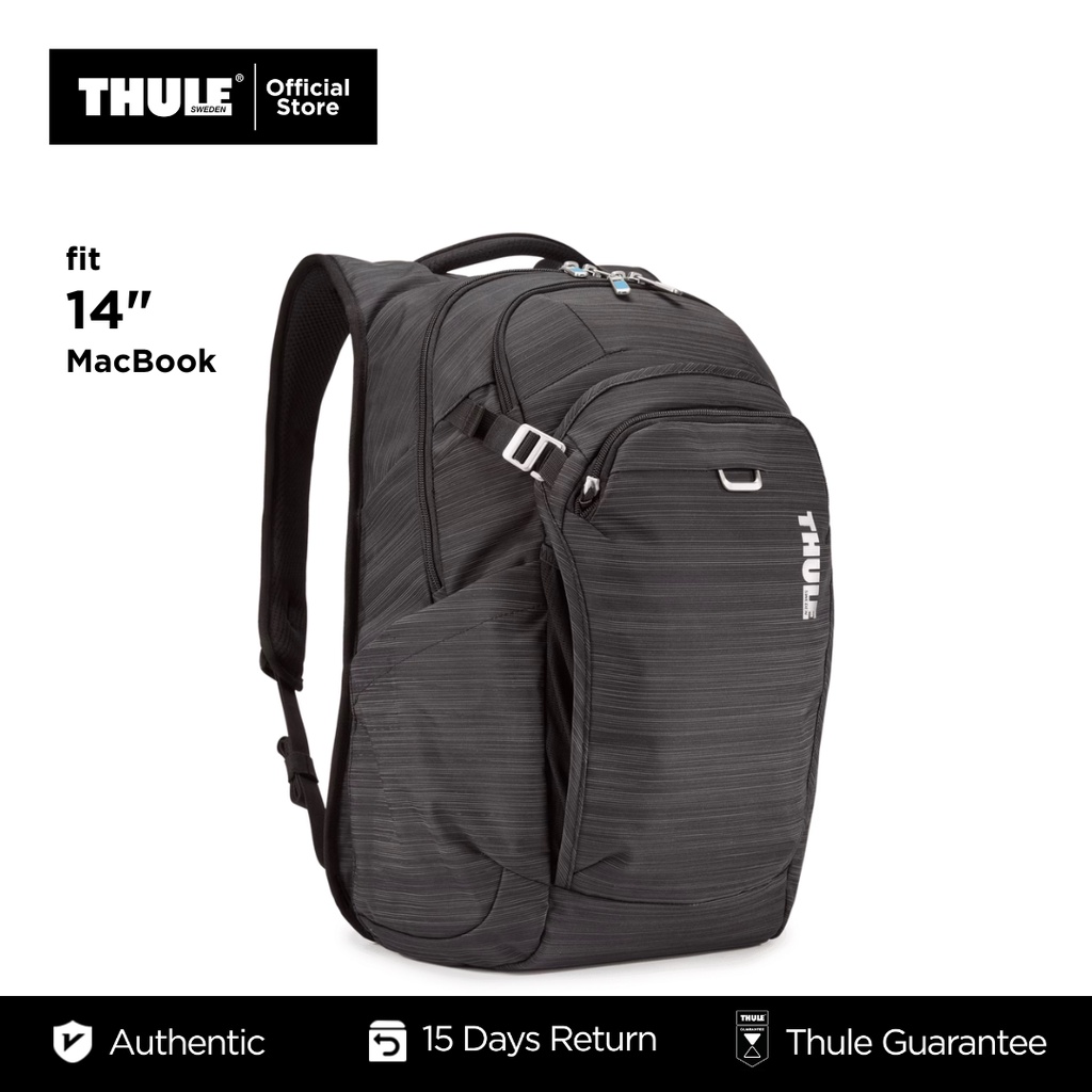 Thule Construct Laptop Backpack 24L - Black | Shopee Malaysia