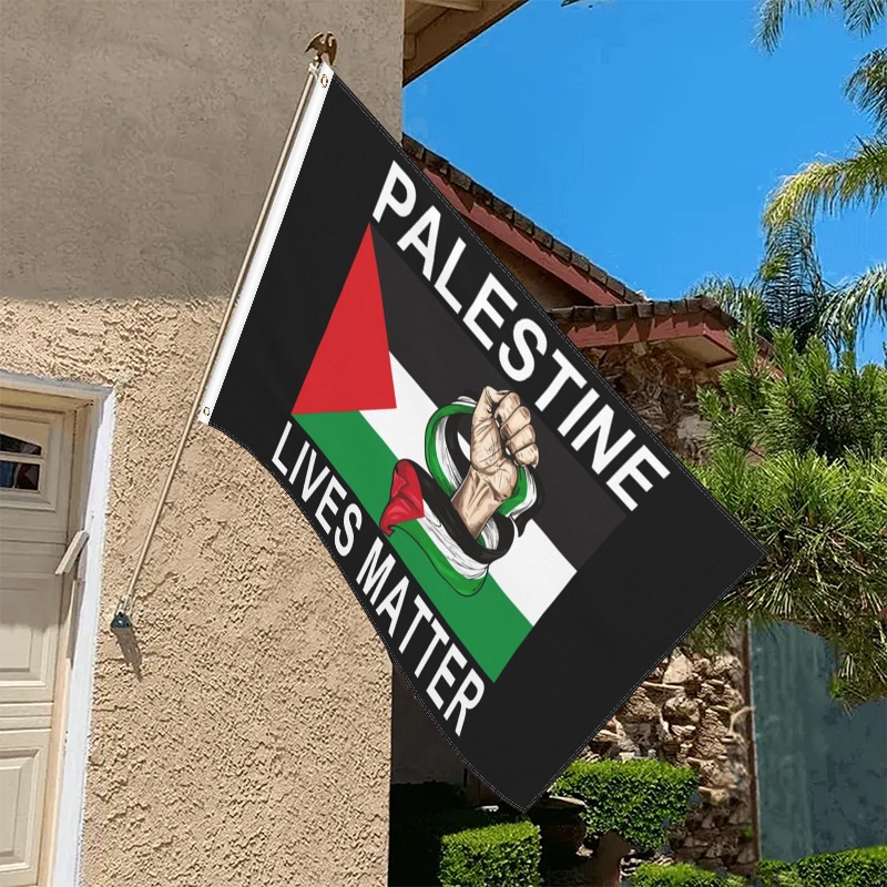 Bendera Palestin Vivid Color and Fade Proof Palestine Scarf Palestine ...