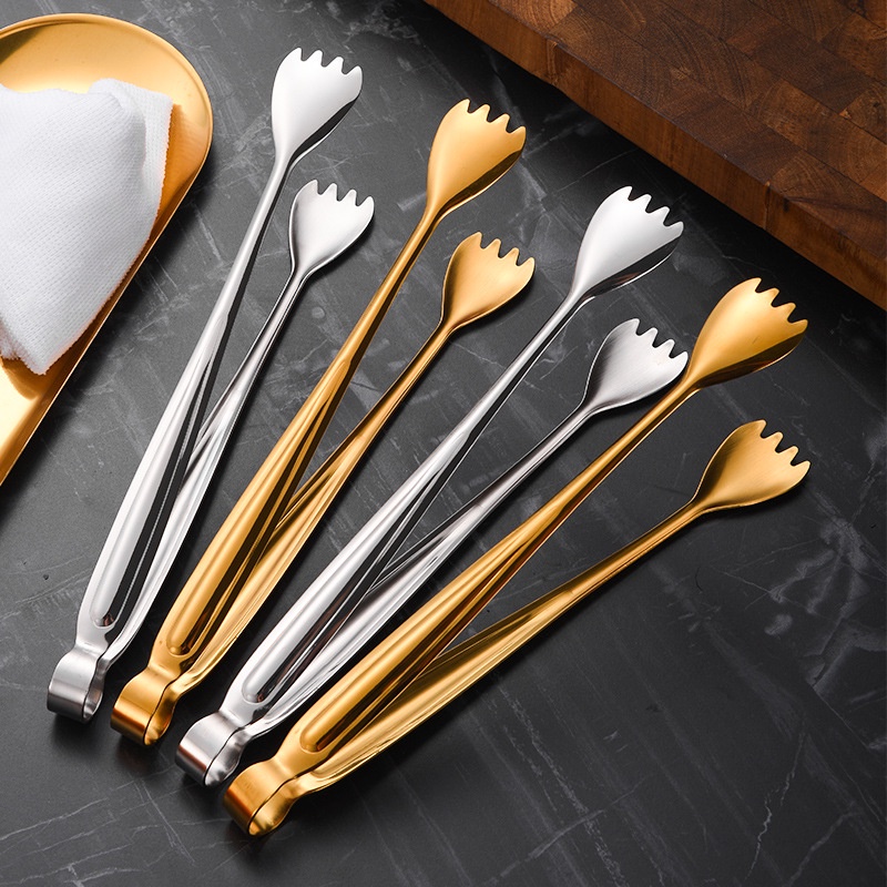 Oukeai 304 Stainless Steel Towel Tongs Restaurant Bread Tongs Ice Tongs ...