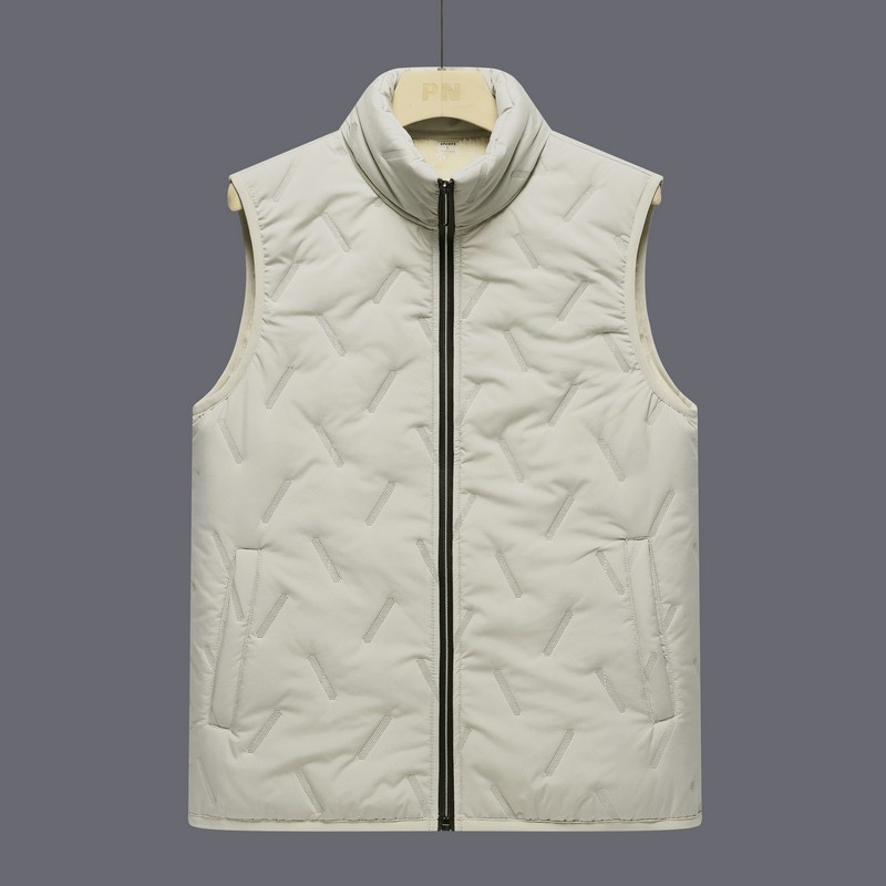New Style Men's Vest Fleece Lining Cotton Vest Casual Fashion Warm Dad ...