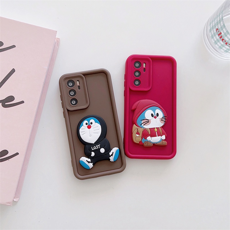 Cartoon Doraemon Plain Multistep Soft Phone Casing for Samsung Galaxy ...