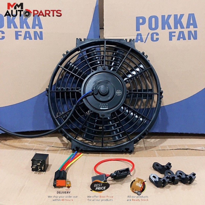 🔥 POKKA RADIATOR CONDENSOR FAN HIGHSPEED ( 8inch / 9inch / 10inch ...