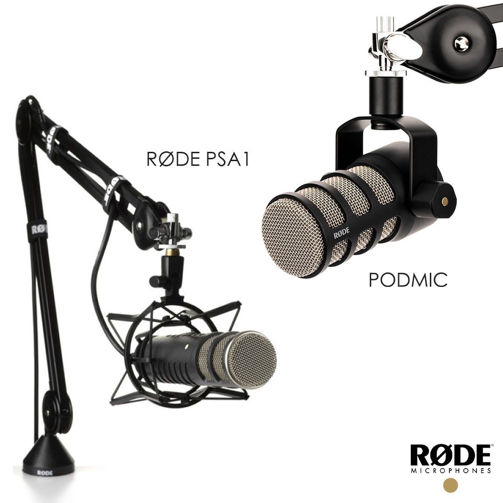Rode PodMic Dynamic Podcasting Microphone (Black) | Shopee Malaysia