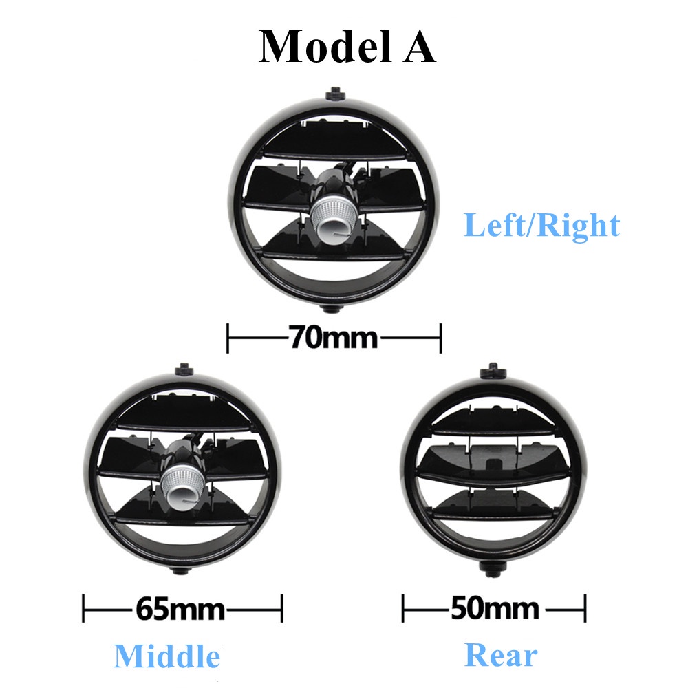 Front Rear Center Console Air Conditioner Ventilation Grille Air Outlet ...