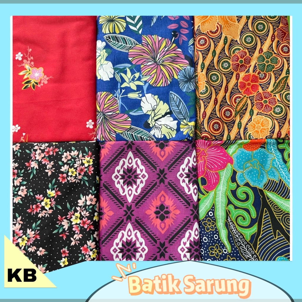 Sarung Batik Kb Kain Sarung Batik Siap Jahit Kain Batik Viral Shopee Malaysia