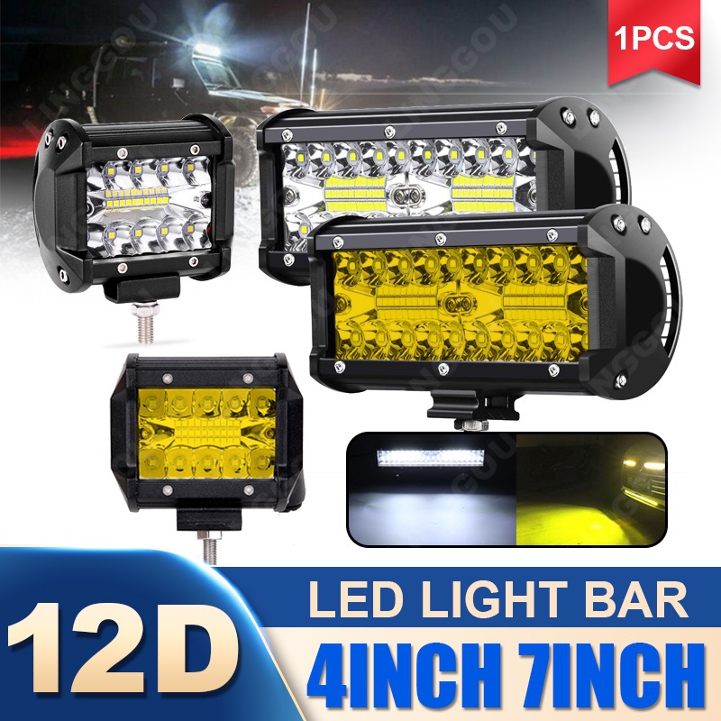 7'' 120W Led Work Light Fog Light Spot light Flood Beam For Work ...