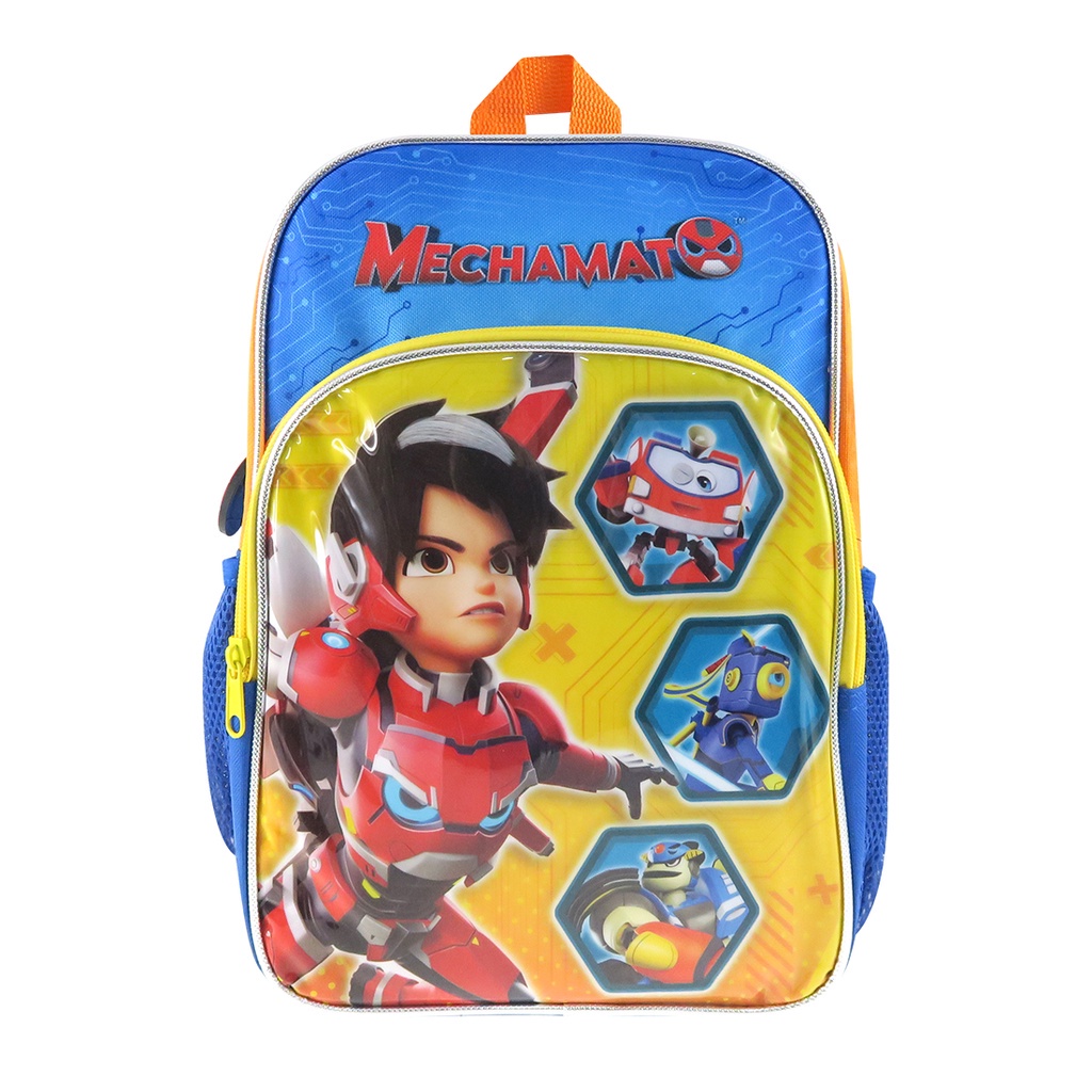 Mechamato Character With Robot Kids Backpack (12 inch)(8544) | Shopee ...