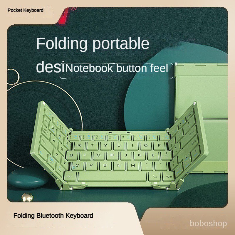 Spot Three Folding Bluetooth Keyboard Pocket Keyboard Portable Small ...