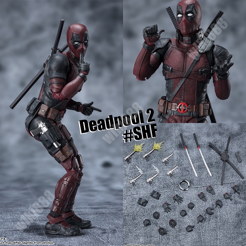 Marvel Action Figure Deadpool 2 SHF Mafex 082 025EX Decoration Model ...