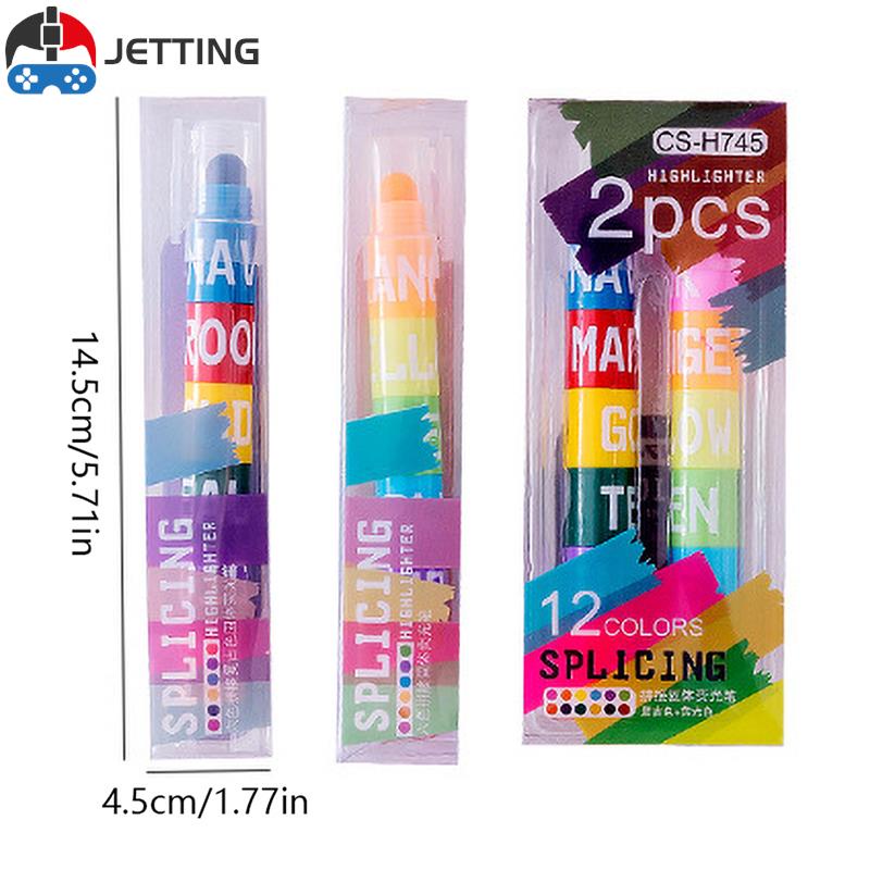 6 Colors Splice Mini Bible Highlighters Vintage Candy Colors Gel ...