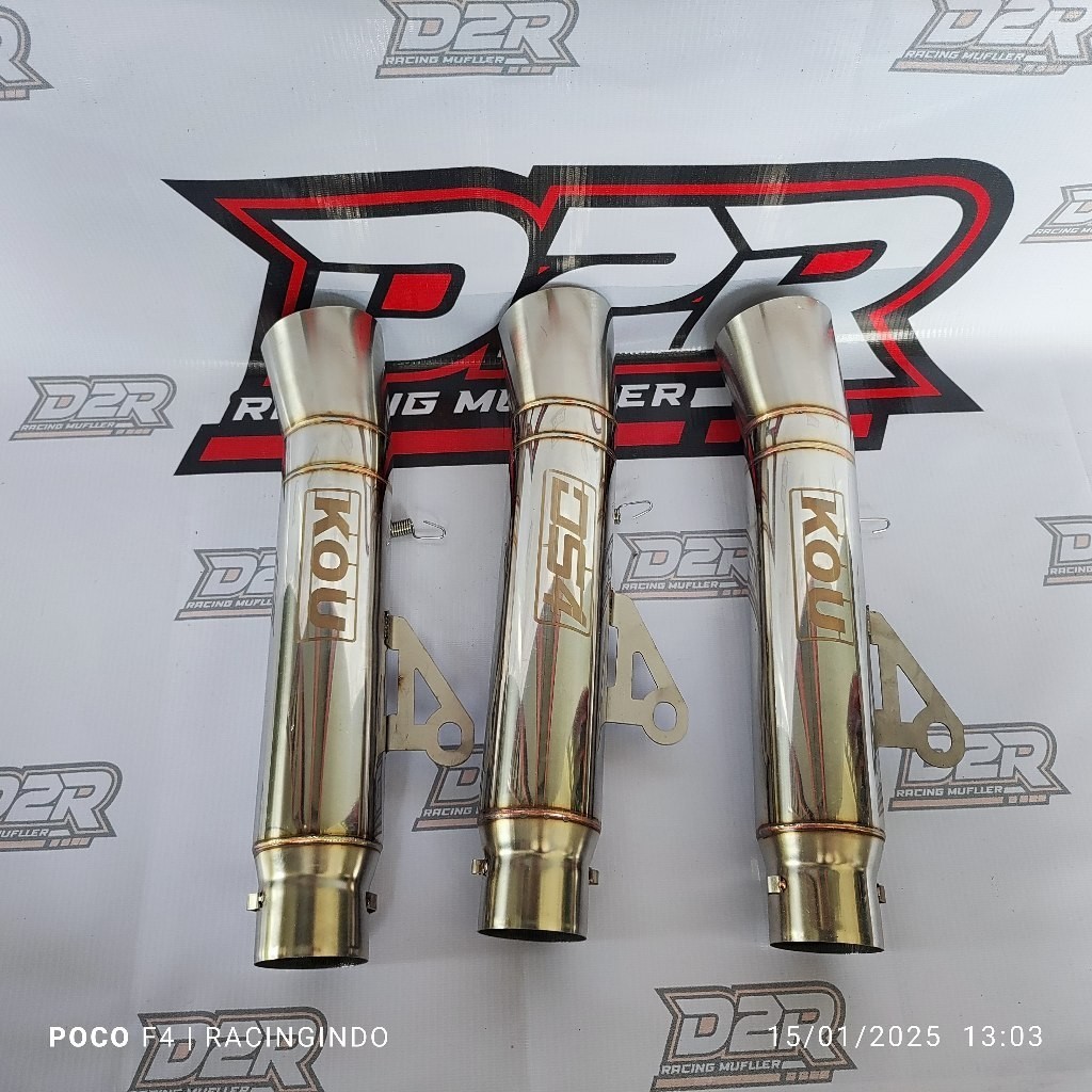 Loss new DS4 Kou SUPER OPEN CANISTER 51MM for tmx xrm rusi raider wave ...