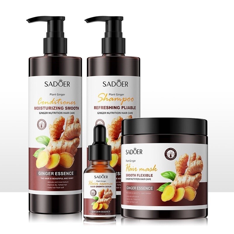 Sadoer 4IN1 Ginger Set Shampoo&Conditioner&Hair Mask&Serum | Shopee Malaysia