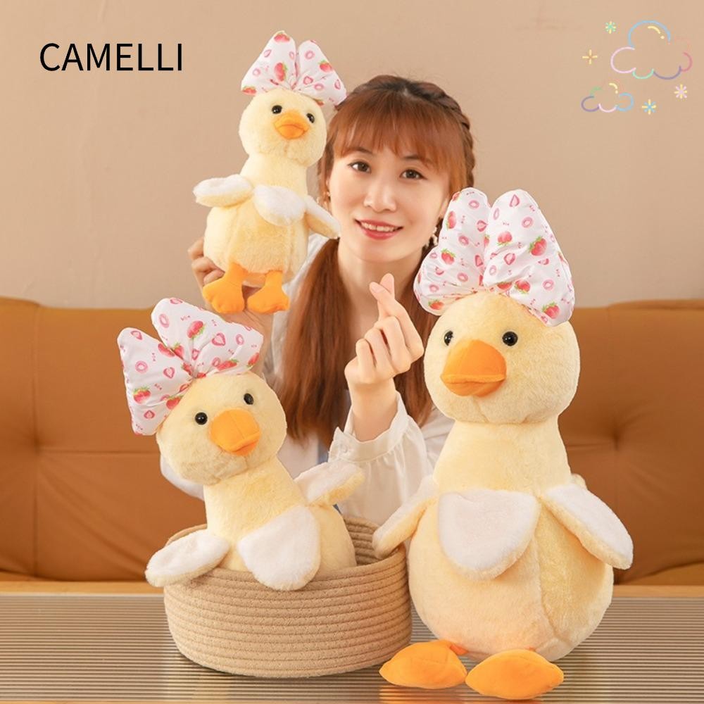 CAMELLI Cartoon Toy Doll, Stuffed Plush Cute Animals Bow Tie Duck Soft ...