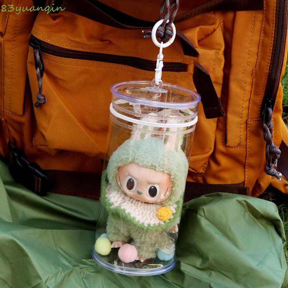 YUANQIN Labubu Doll Storage Bag, Outgoing With Keychain Labubu Display ...
